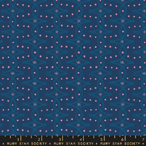 Endpaper Fabric - Endpaper in Navy – Jen Hewett