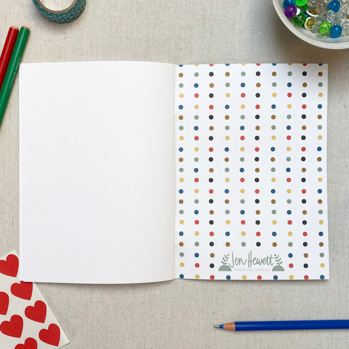 Strawberry Patch Notebook - SALE – Jen Hewett